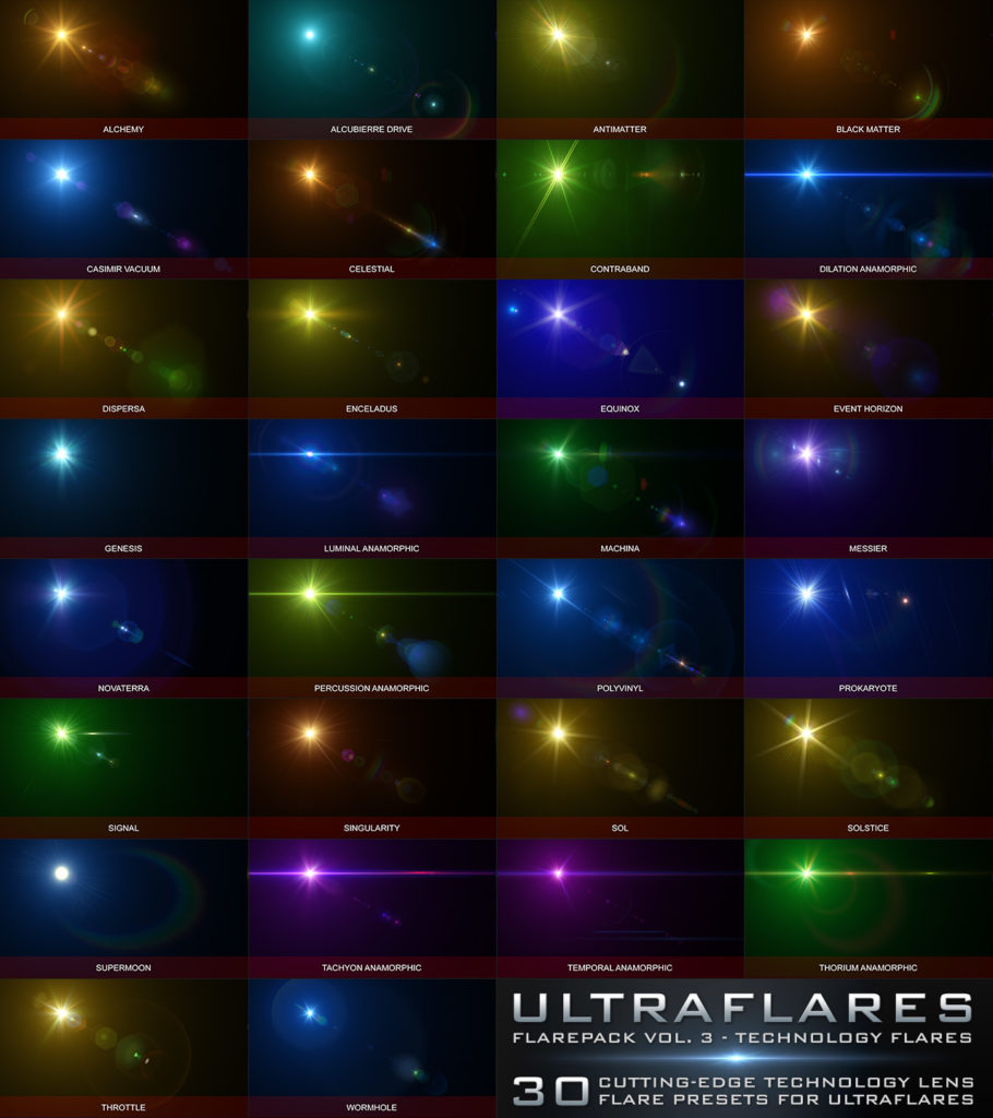 Ultraflares Flarepack Vol. 3 Officially Released - Richard Rosenman ...