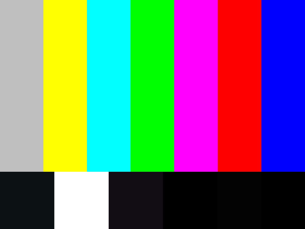 Color Bar Generator - Television & Monitor Test Pattern Photoshop Plugin