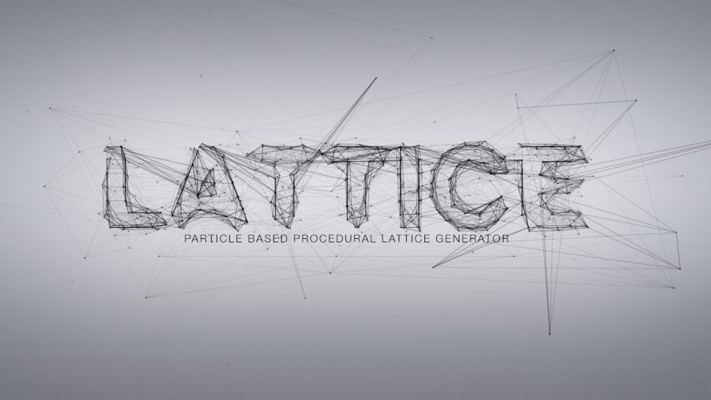 Lattice - Generative Design Particle Photoshop Plugin