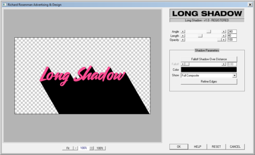 Long Shadow - Flat Long Shadow Photoshop Plugin