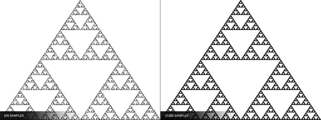 Sierpinski Triangle - Recursive Fractal Photoshop Plugin