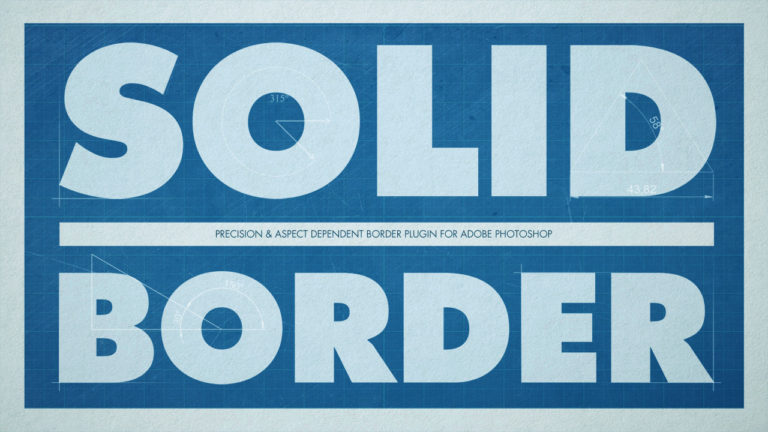 Solid Border - Precision Solid Border Photoshop Plugin
